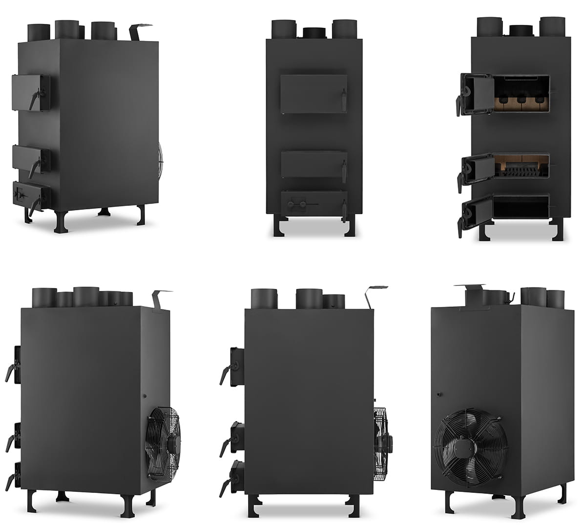 Teplovzdušná pec – kotol na tuhé palivo 35kW | PN4 | Prevadzkaren.sk